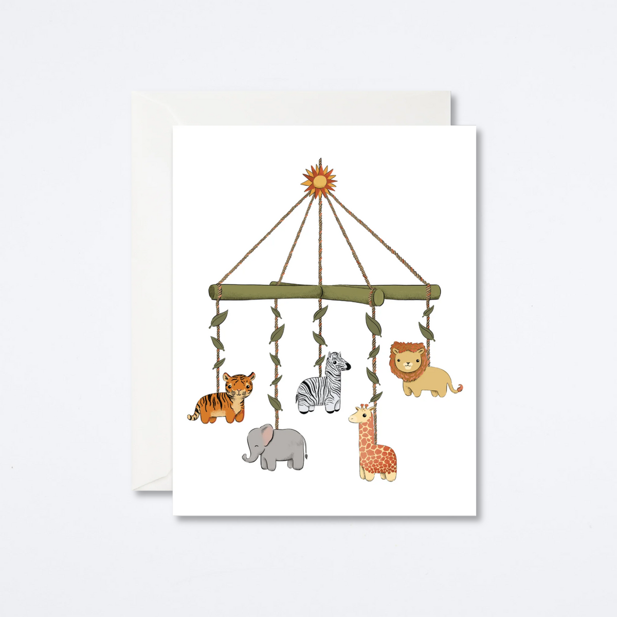 Wild Animals Mobile Card — Archer Paper Goods