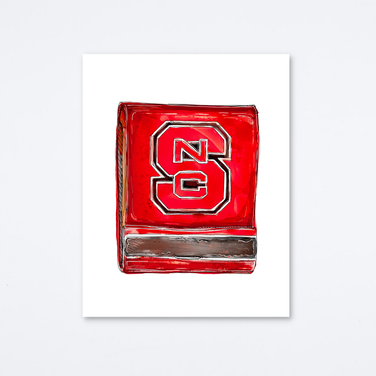 North Carolina State Art Print — Archer Paper Goods