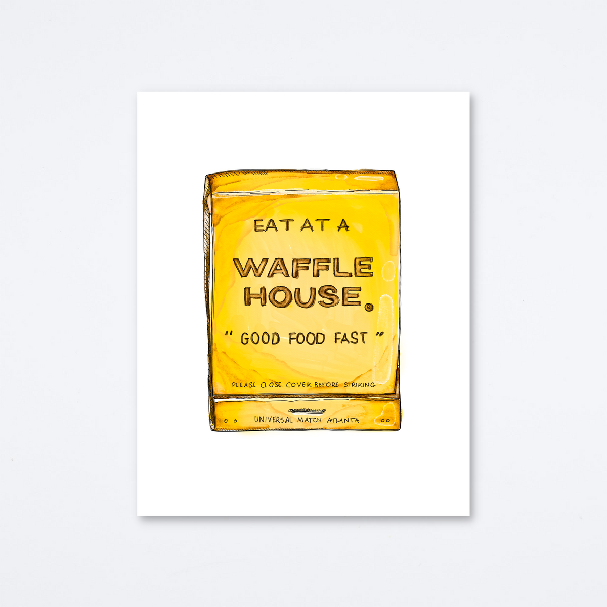Waffle House Art Print — Archer Paper Goods