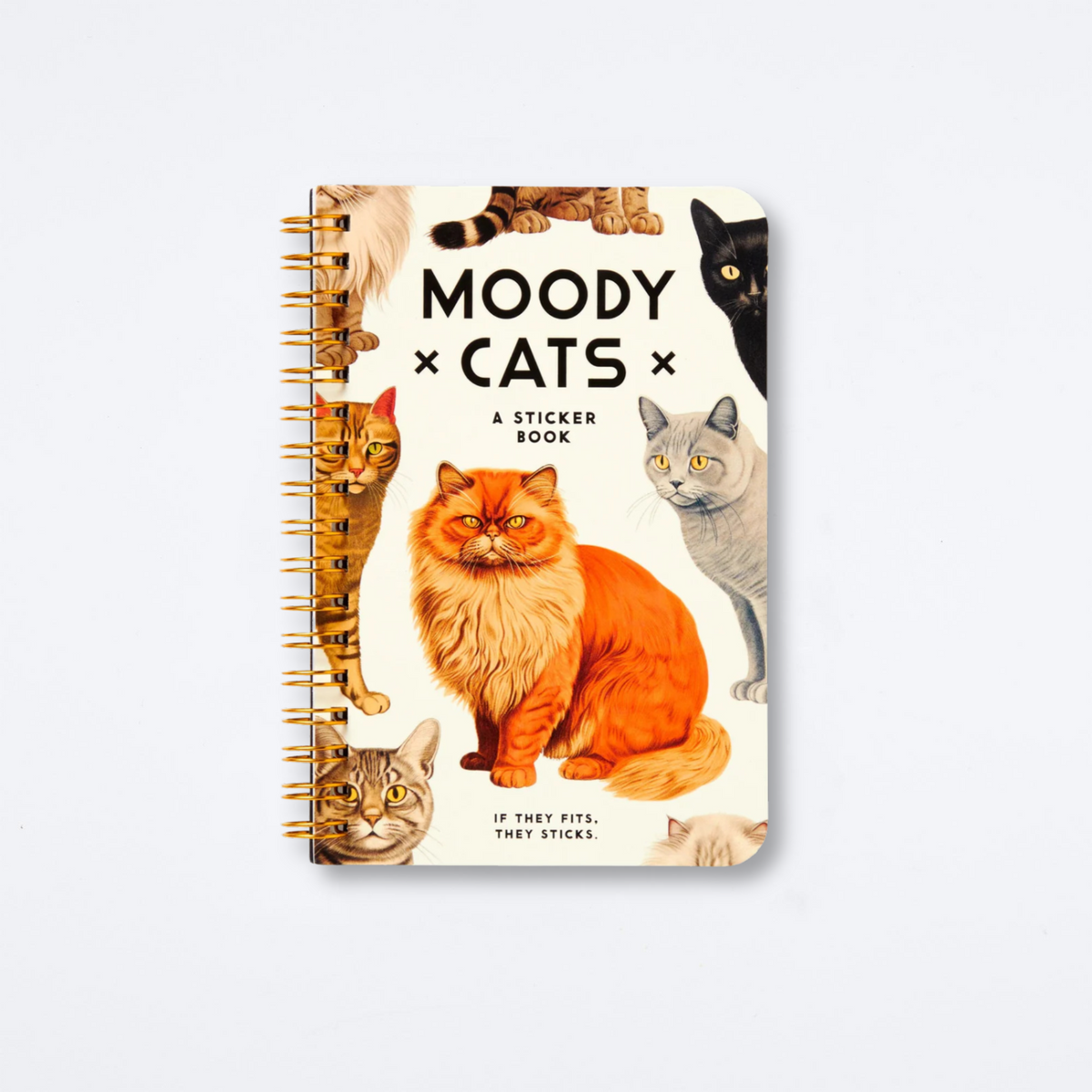 Moody Cats Sticker Book — Archer Paper Goods