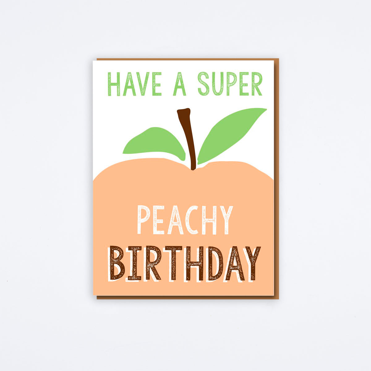 Peachy Birthday Card — Archer Paper Goods