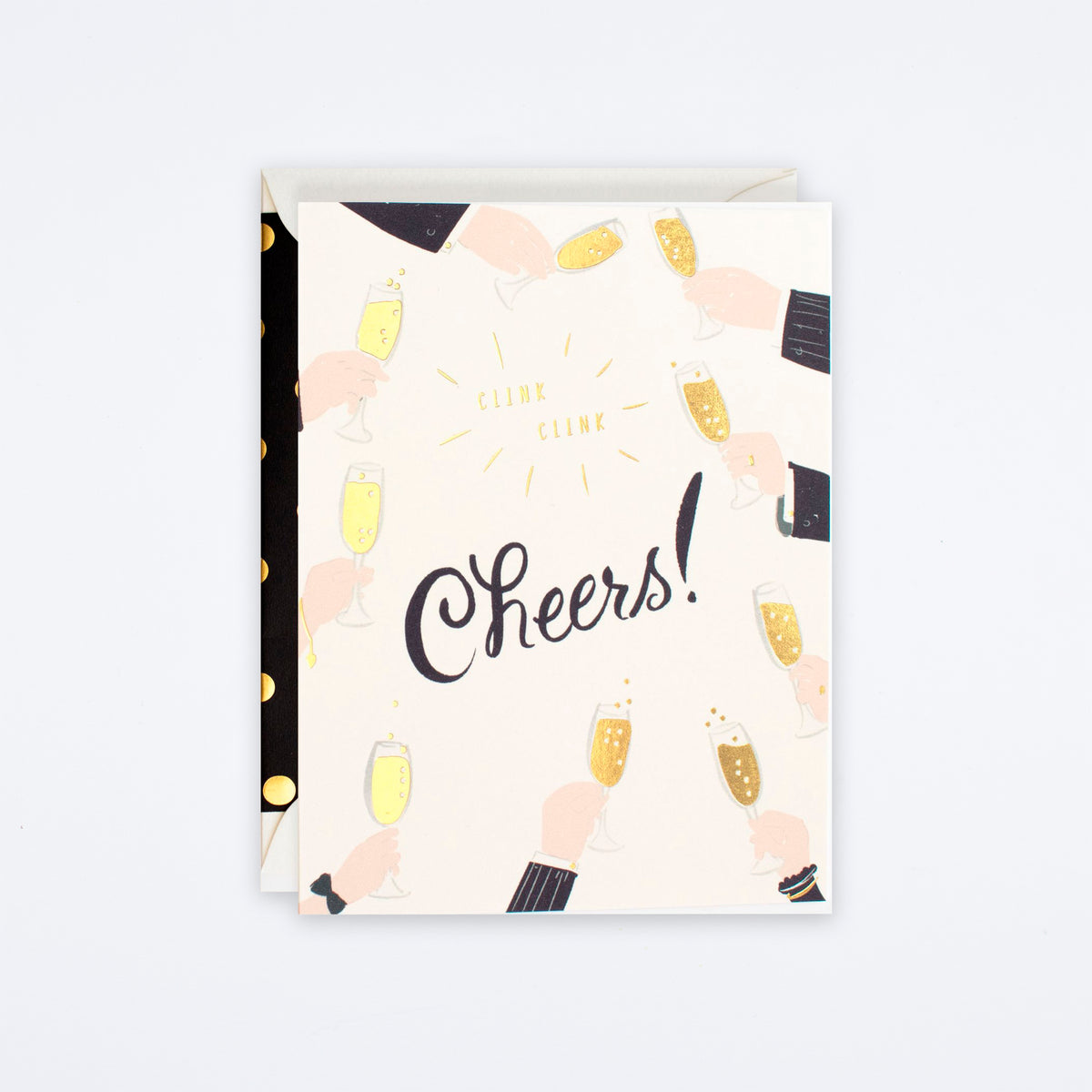 Cheers Clink Clink Card — Archer Paper Goods